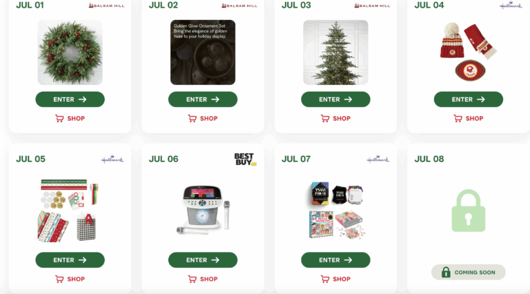 Daily Holiday Prizes in the 2025 Christmas in July Sweepstakes ...